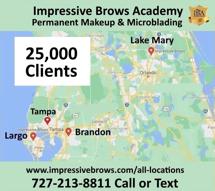 Permanent Makeup Clinic in Largo Florida - Impressive Brows