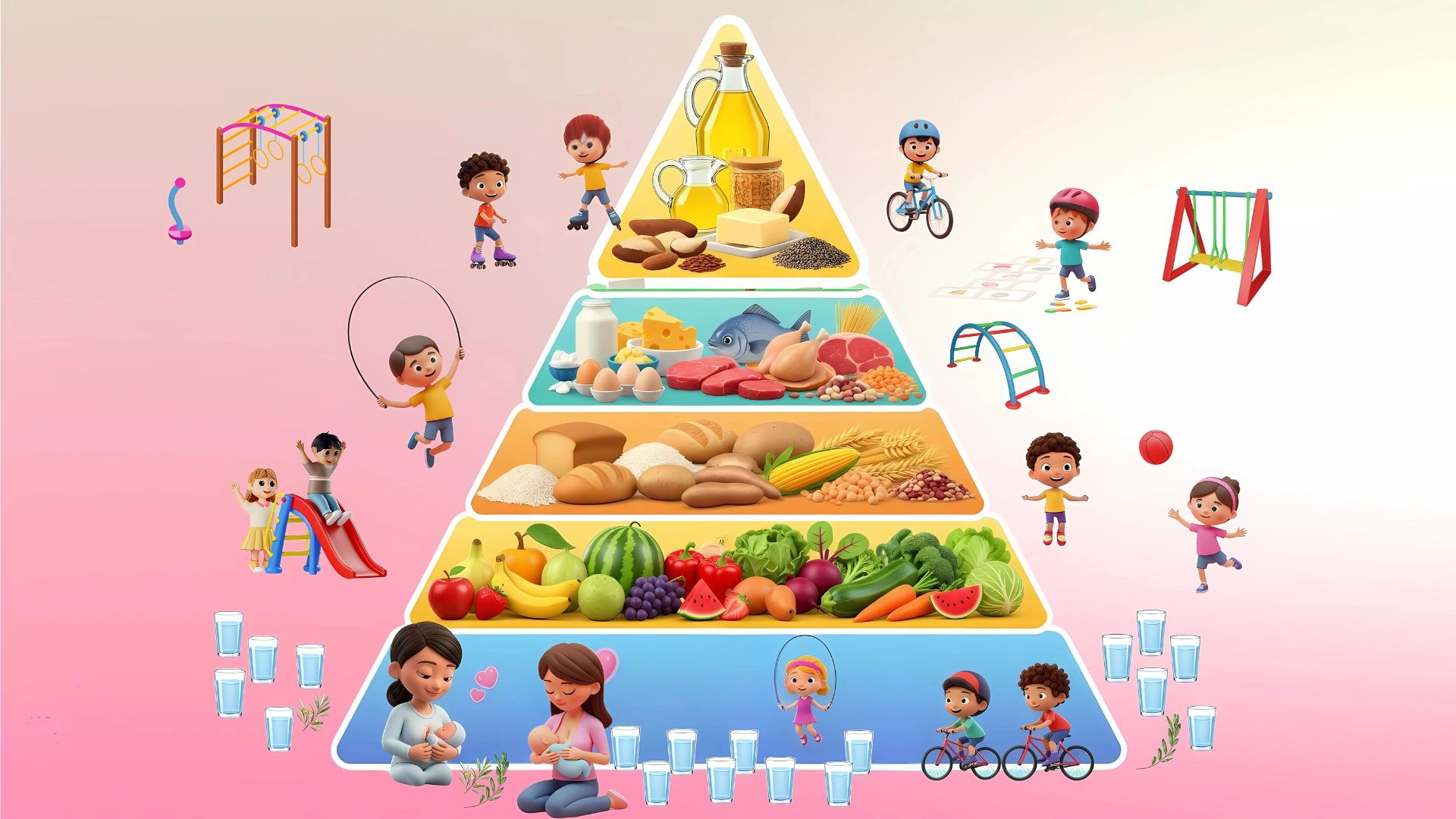 A Nova Pirâmide Alimentar Infantil Brasileira