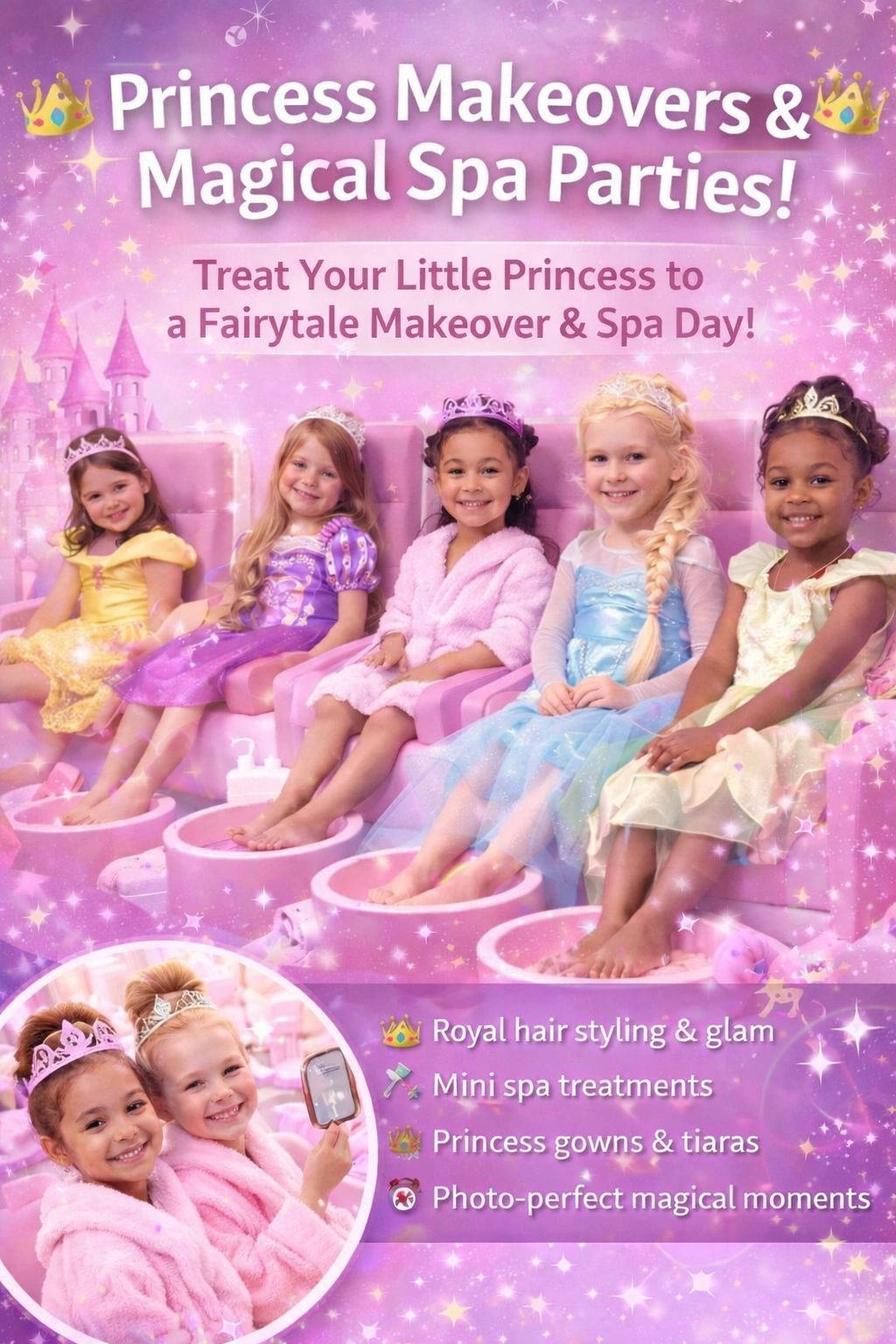 Princess Makeovers Orlando | Enchanted Princess Makeovers - Mobile ...