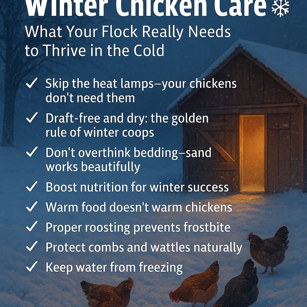 Winter Chicken Care: What Your Flock Needs to Thrive in the Cold!