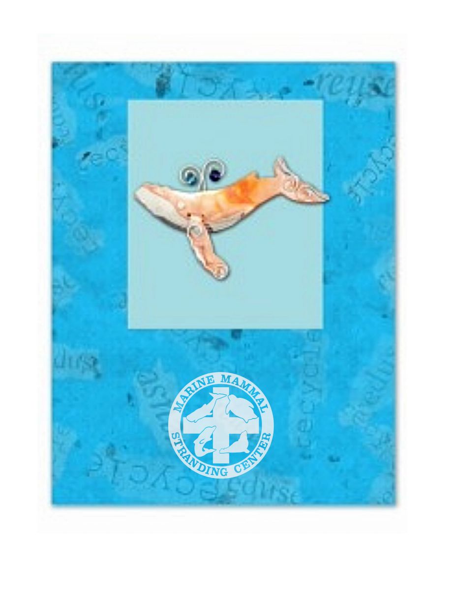 Humpback Whale Mailable Art Note Card