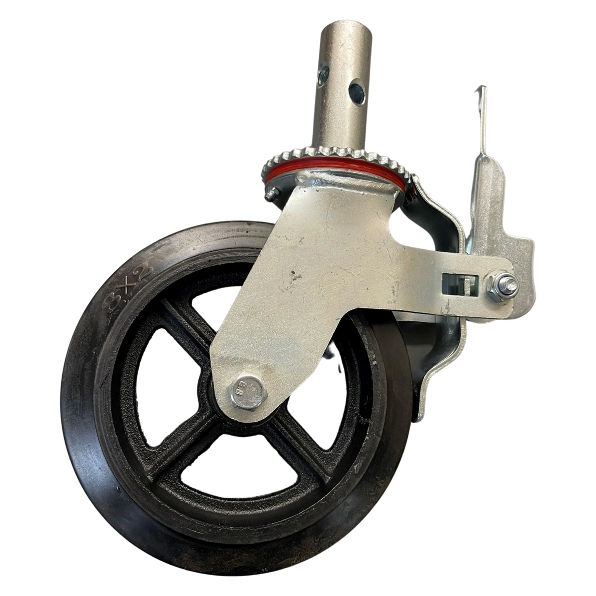 8 x 2 Scaffold Caster w/ 1-3/8 Stem