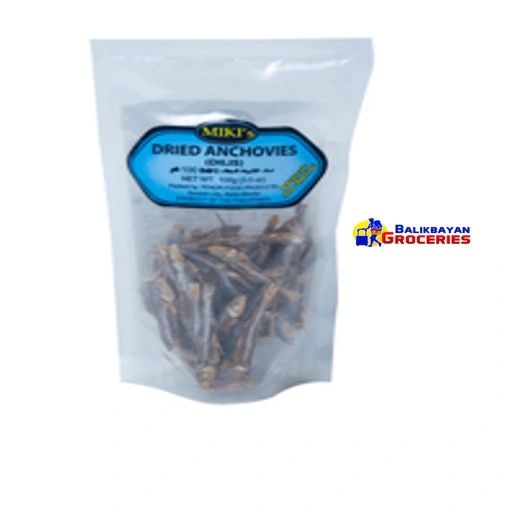 MIKI'S DRIED FISH DILIS 100G