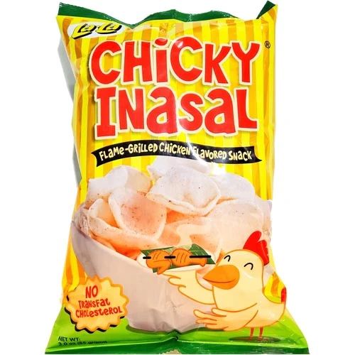 La-la Chicky Inasal Flame-Grilled Chicken Flavored Snack 85g