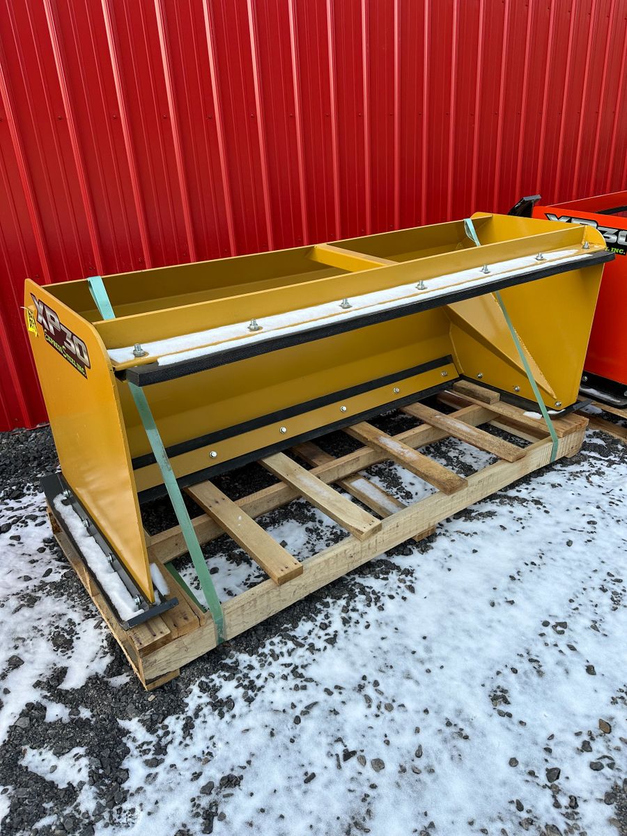 Express Steel 6FT Skid Steer/Tractor Snow Pusher With Drag Back 30" Tall