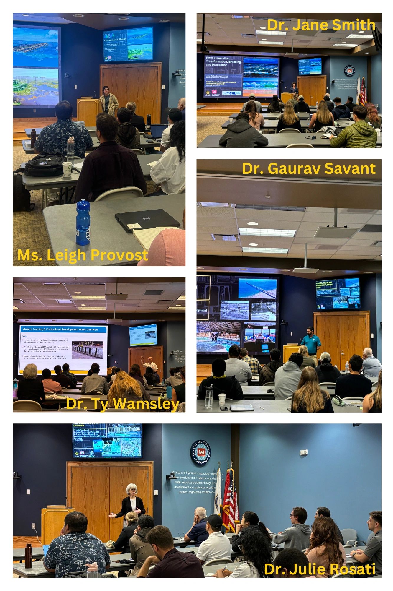USCRP Student Development Week Hosted at ERDC-CHL