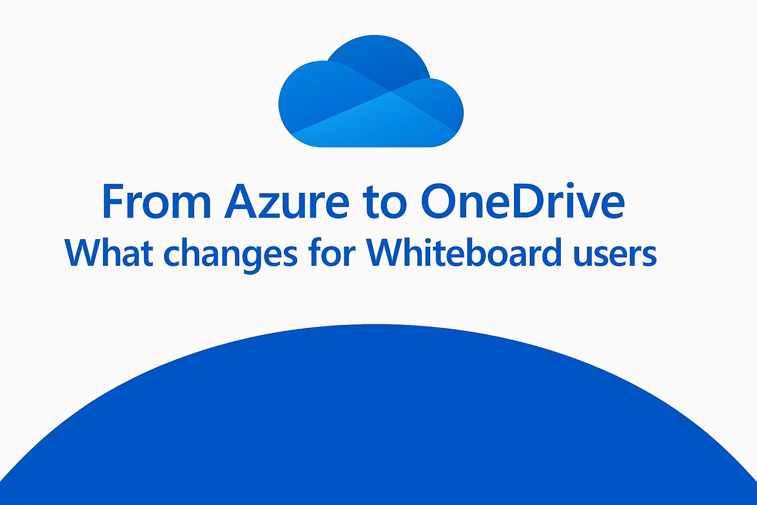 From Azure to OneDrive: What changes for Whiteboard users