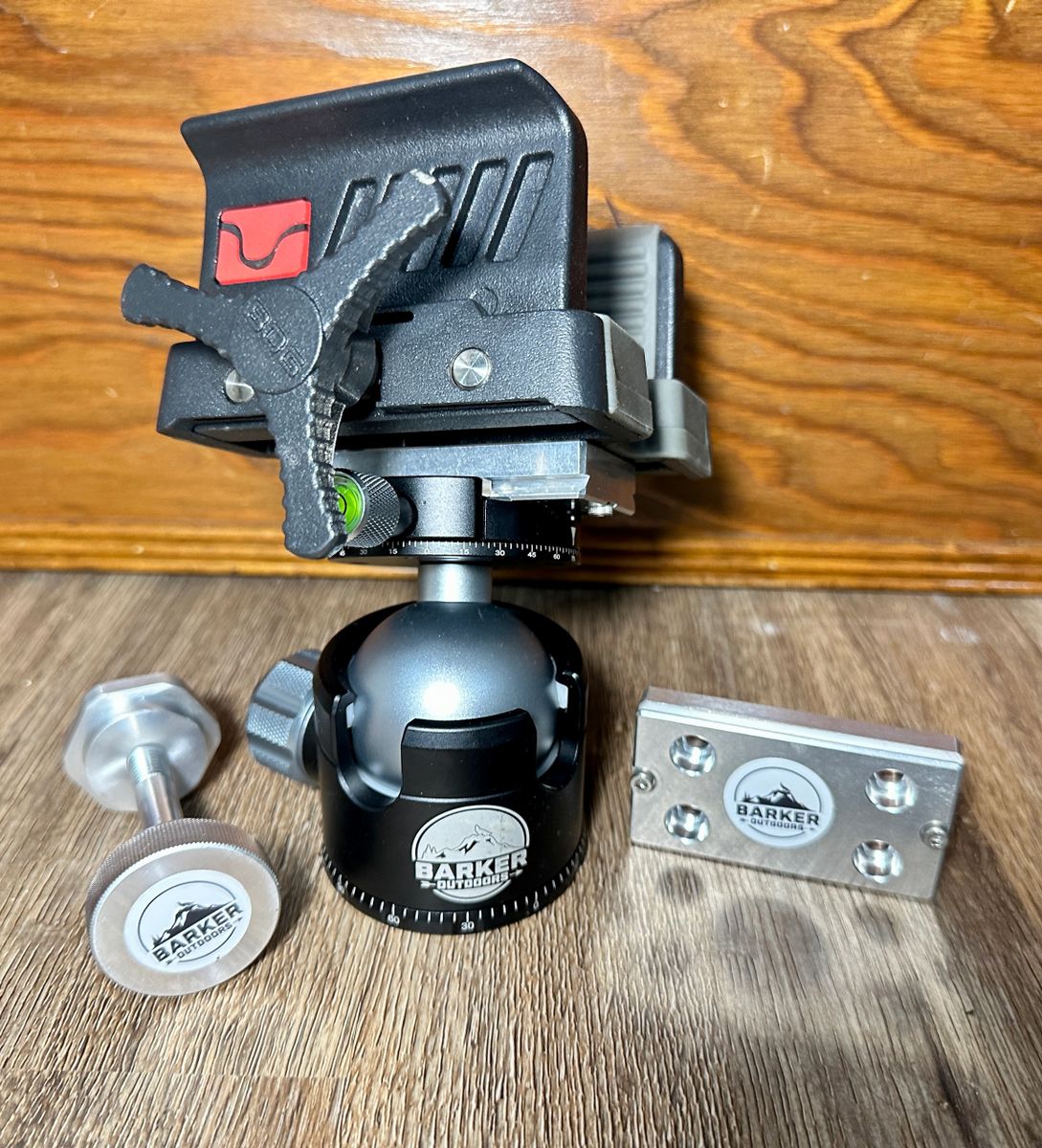 BOG DEATHGRIP BALLHEAD ADAPTER KIT (adapter, ballhead, saddle arca)