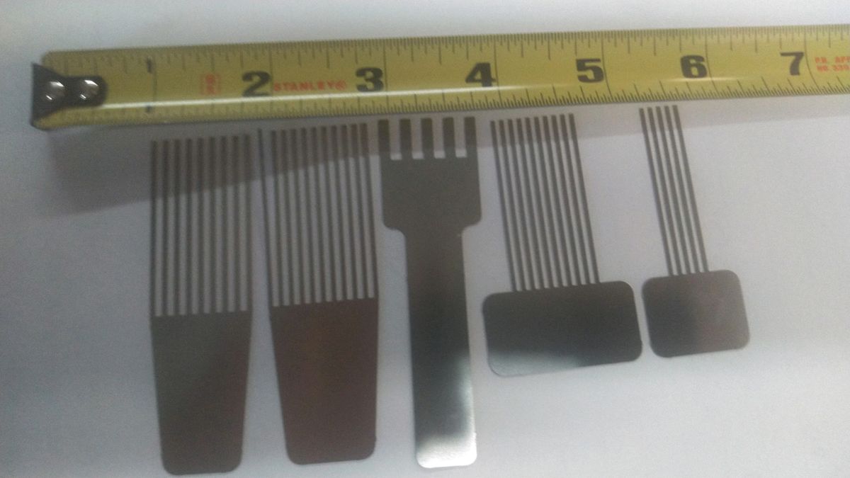 Texture Combs & Vermiculation Stencil Set