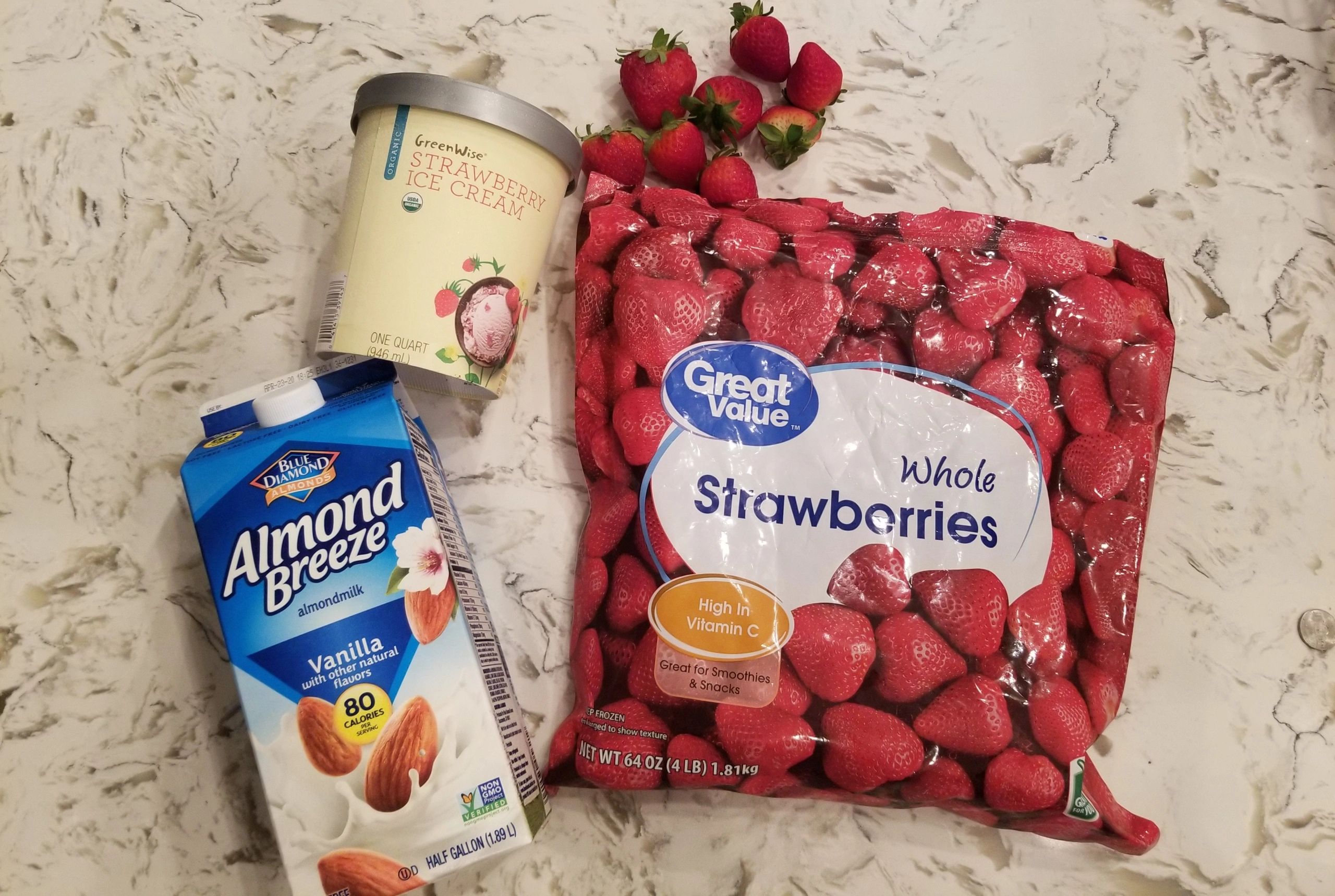 Great Value Strawberry Ice Cream