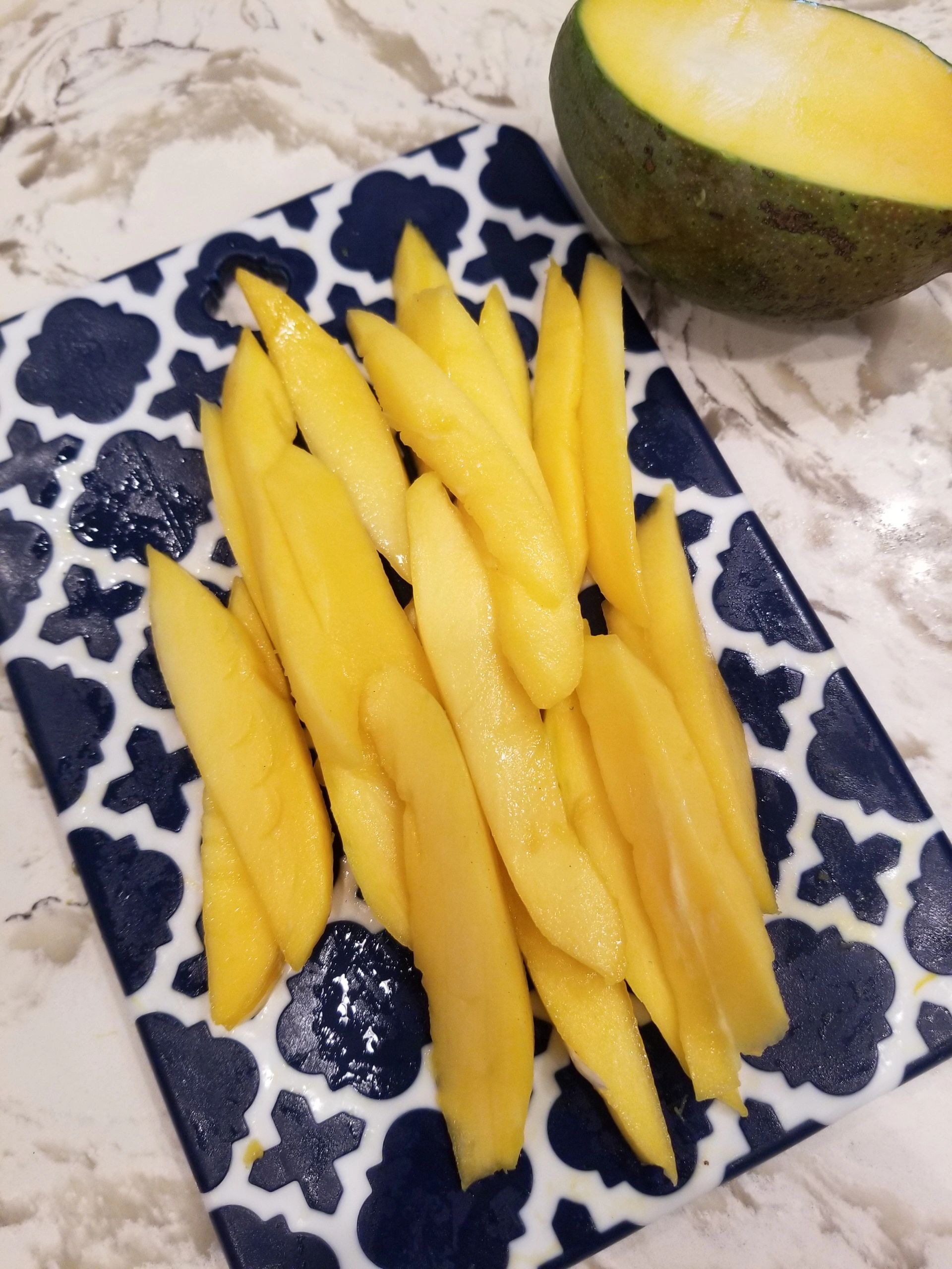 Air-Fried Mango "Fries"