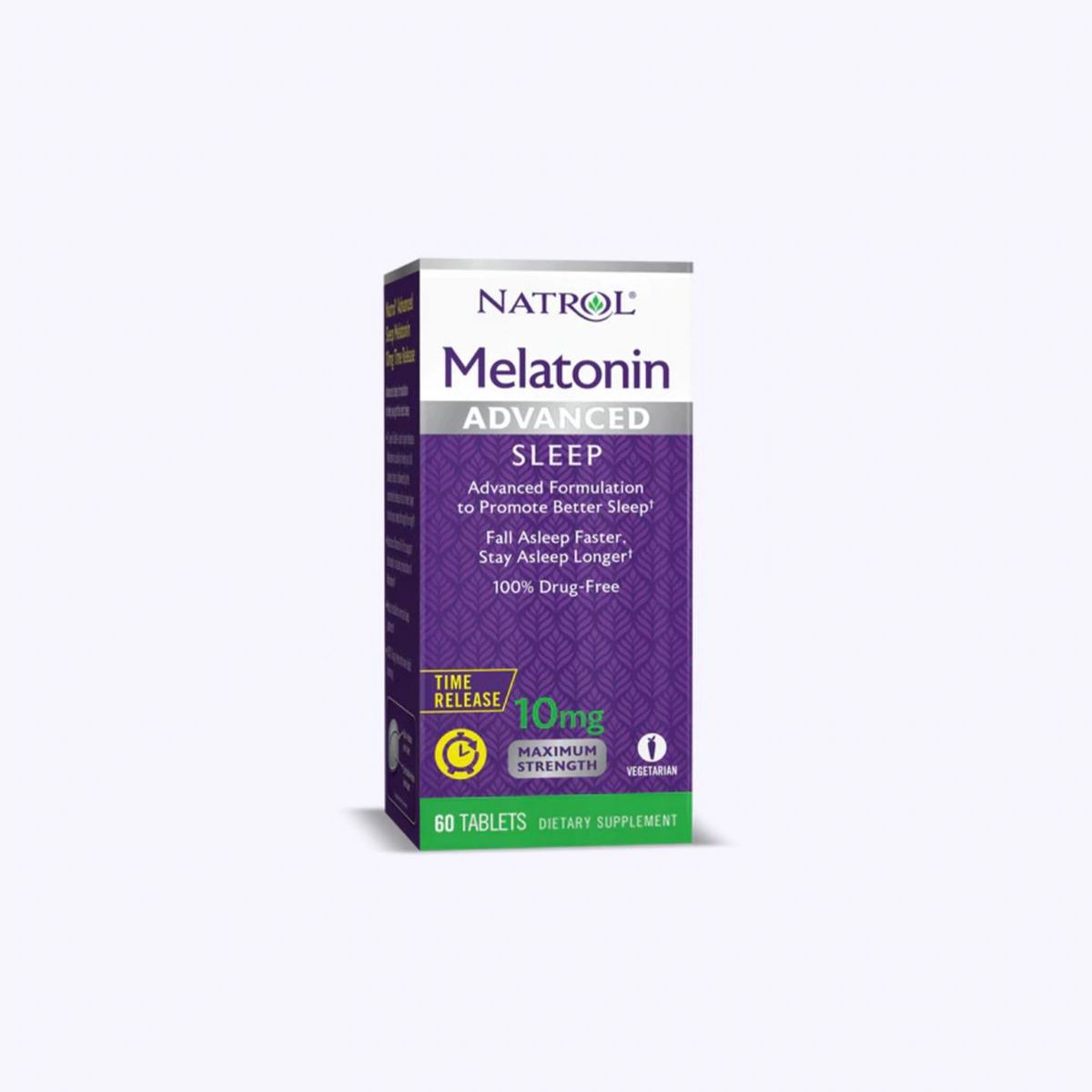 Melatonin Advanced Maximum Strength 10mg Time Release Tablets