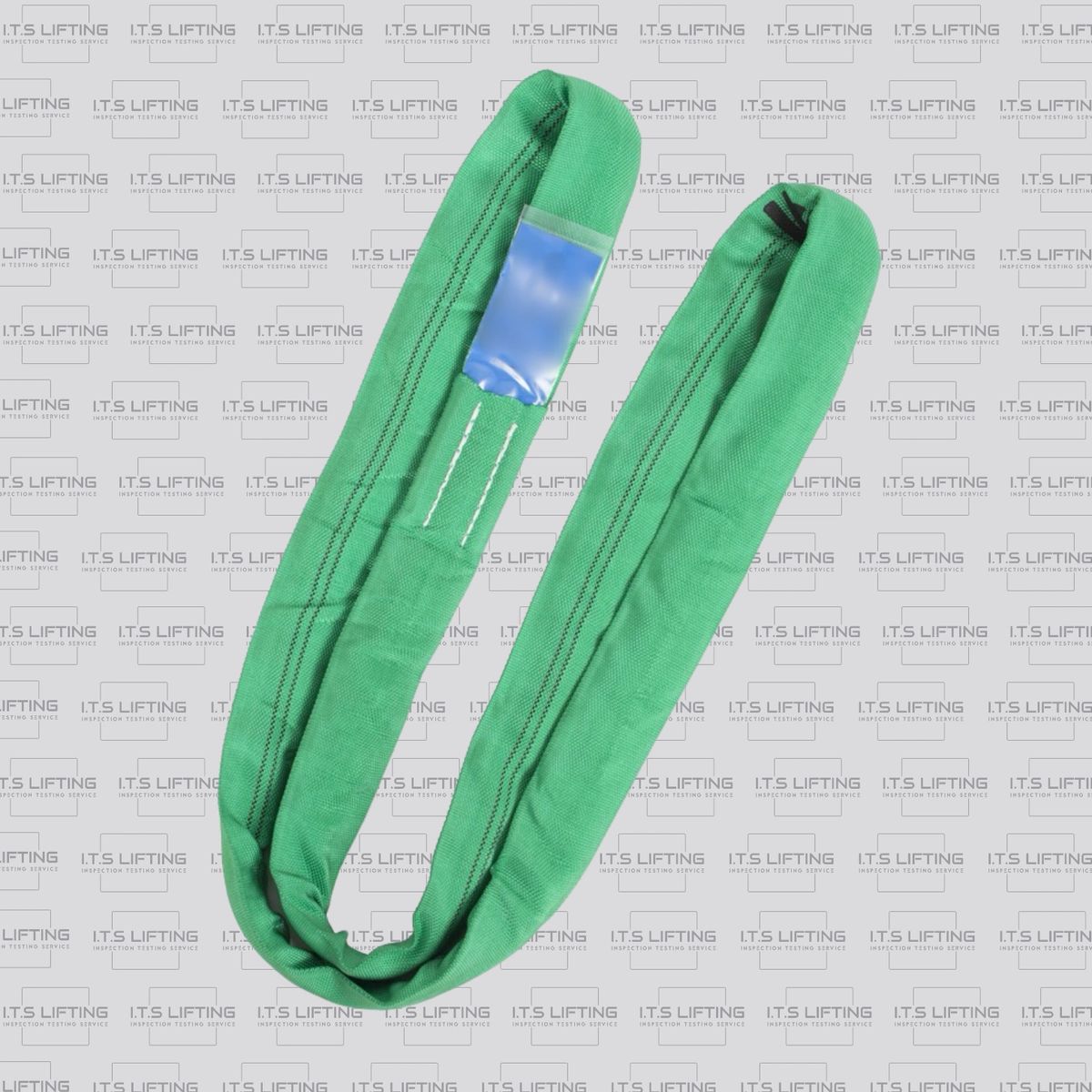 2 Tonne Green Polyester Round Slings