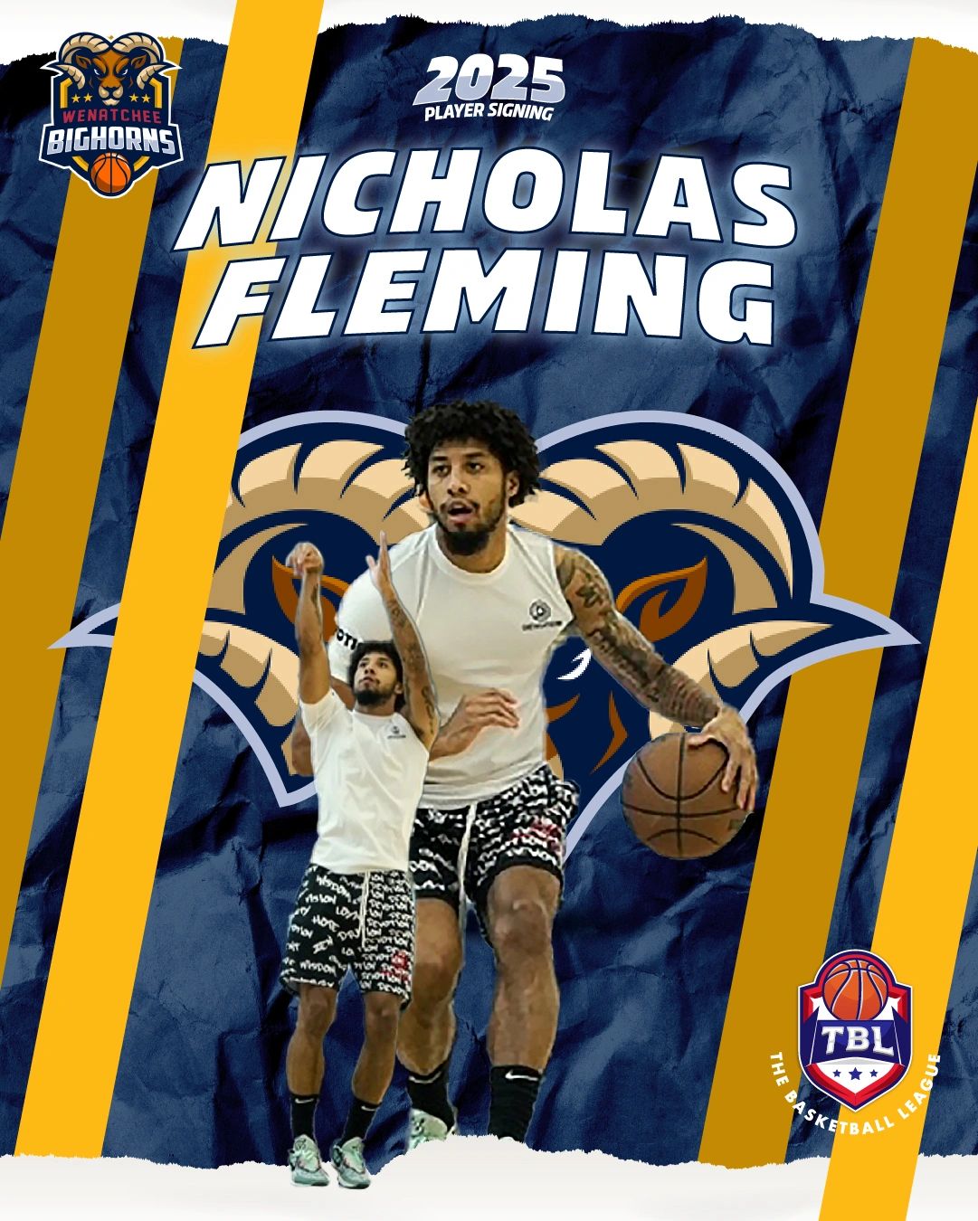 Bighorns Sign Nick Fleming for 2025 Season