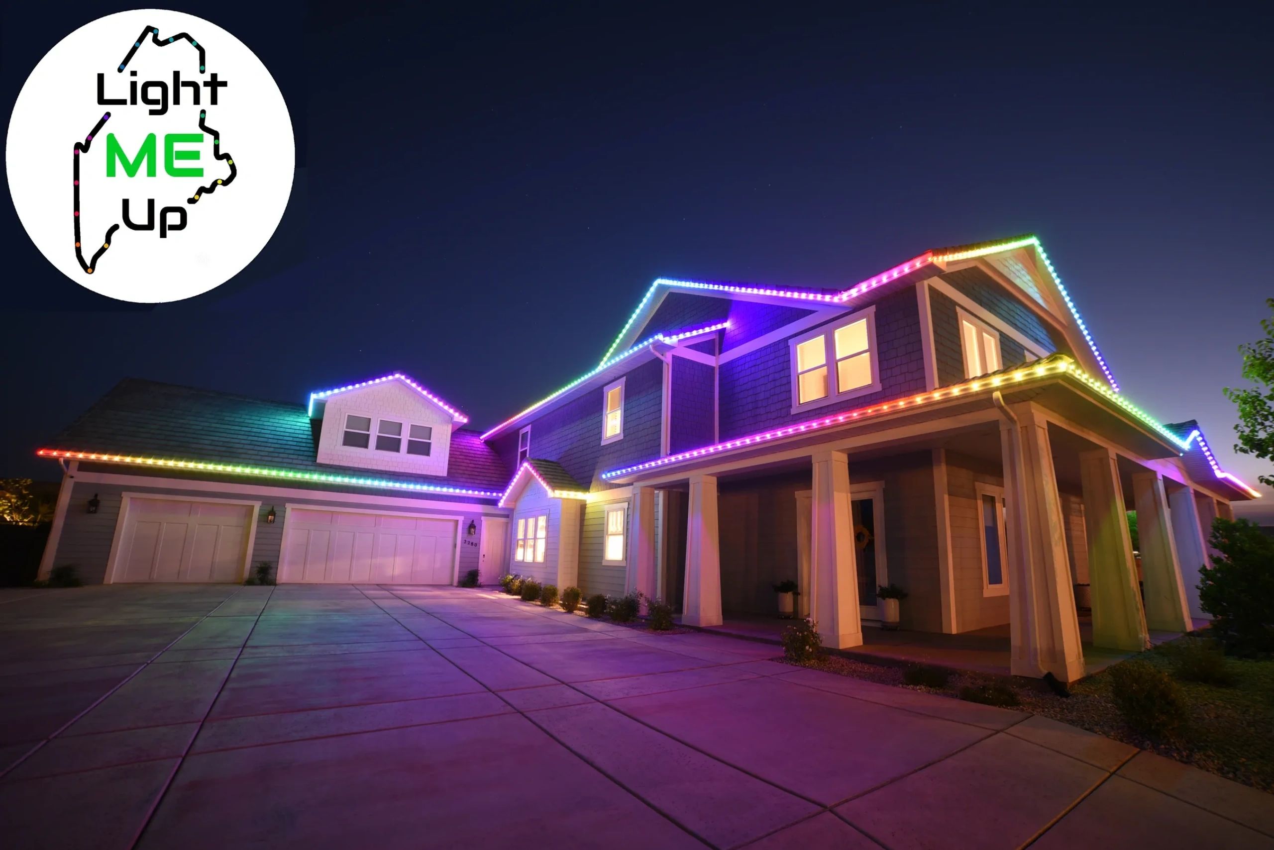 Permanent Outdoor Holiday Lights for your Home