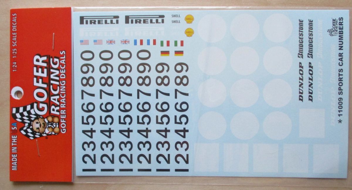 Sports Car Numbers
