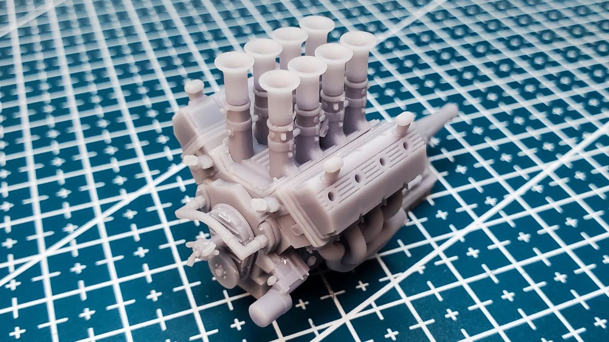 Vintage Drag Racing Hemi with Hilborn mechanical injection / Powerglide ...