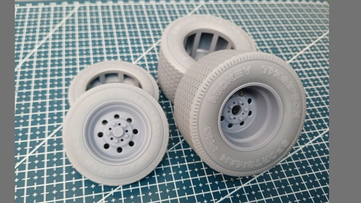 1/12 Scale Weld Draglite with Mickey Thompson Sportsman Pro Tires 15x6 ...