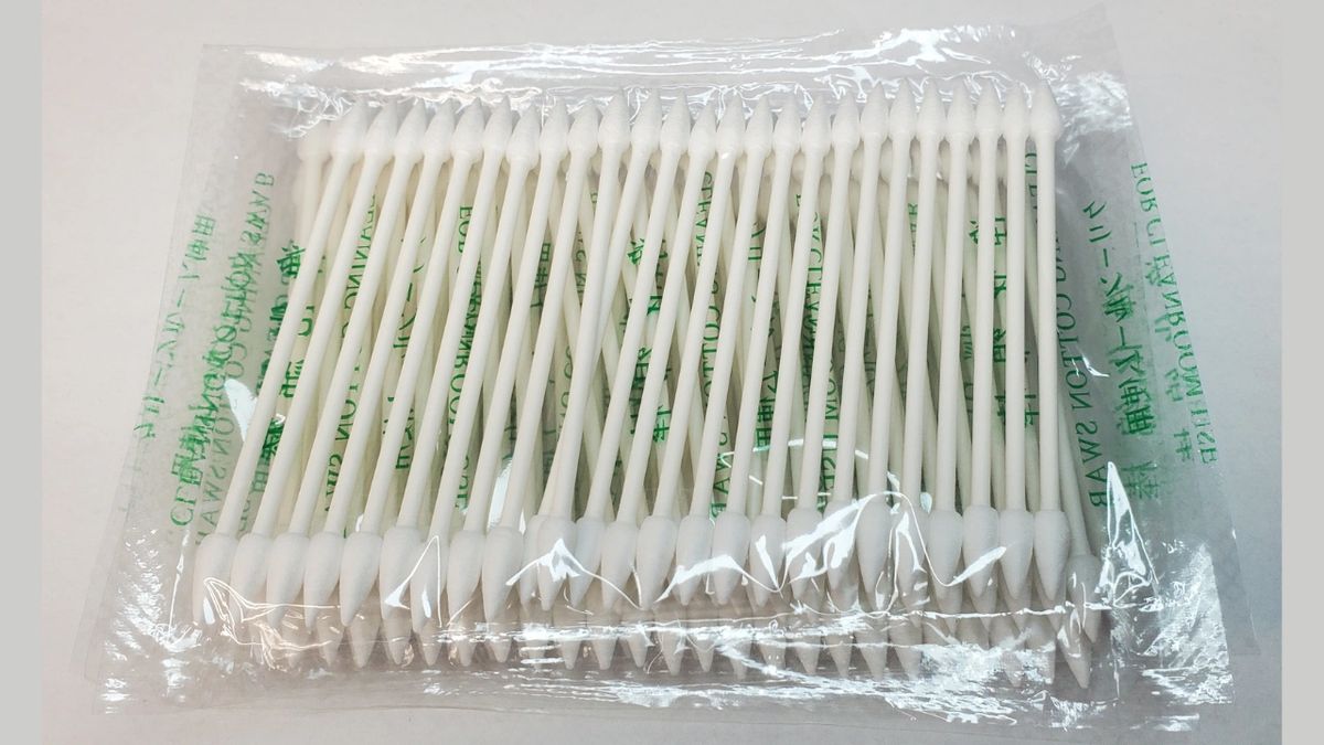 100pcs Pointed Cotton Swabs / Multi use from cleaning to applying Bare ...