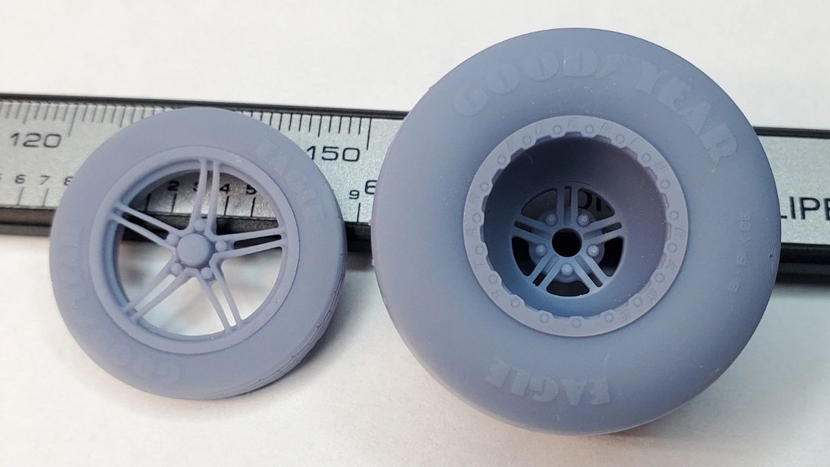 Weld Racestar Pro Forged Drag Set / 17x4.5 and 16x16 Rims with Goodyear ...