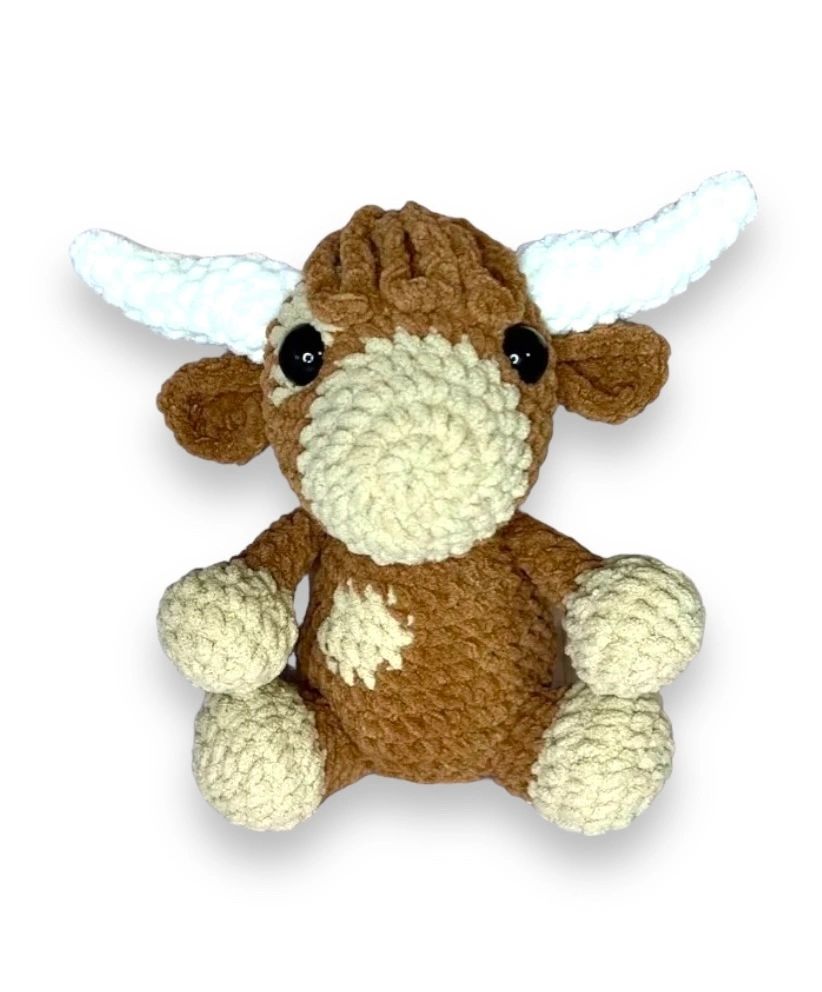Herman the Highland Cow - Crochet Plushie