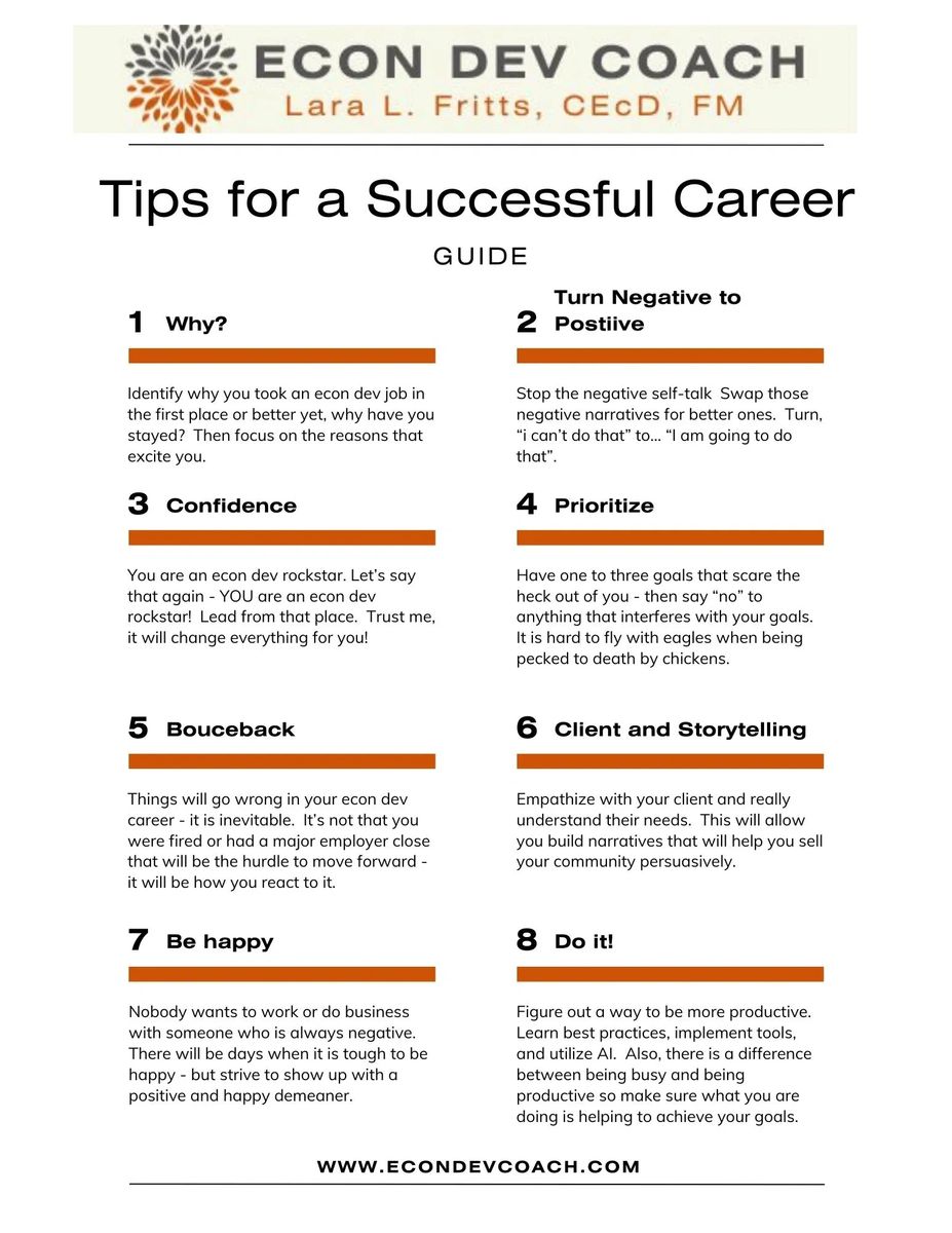 Tips for a Successful Career