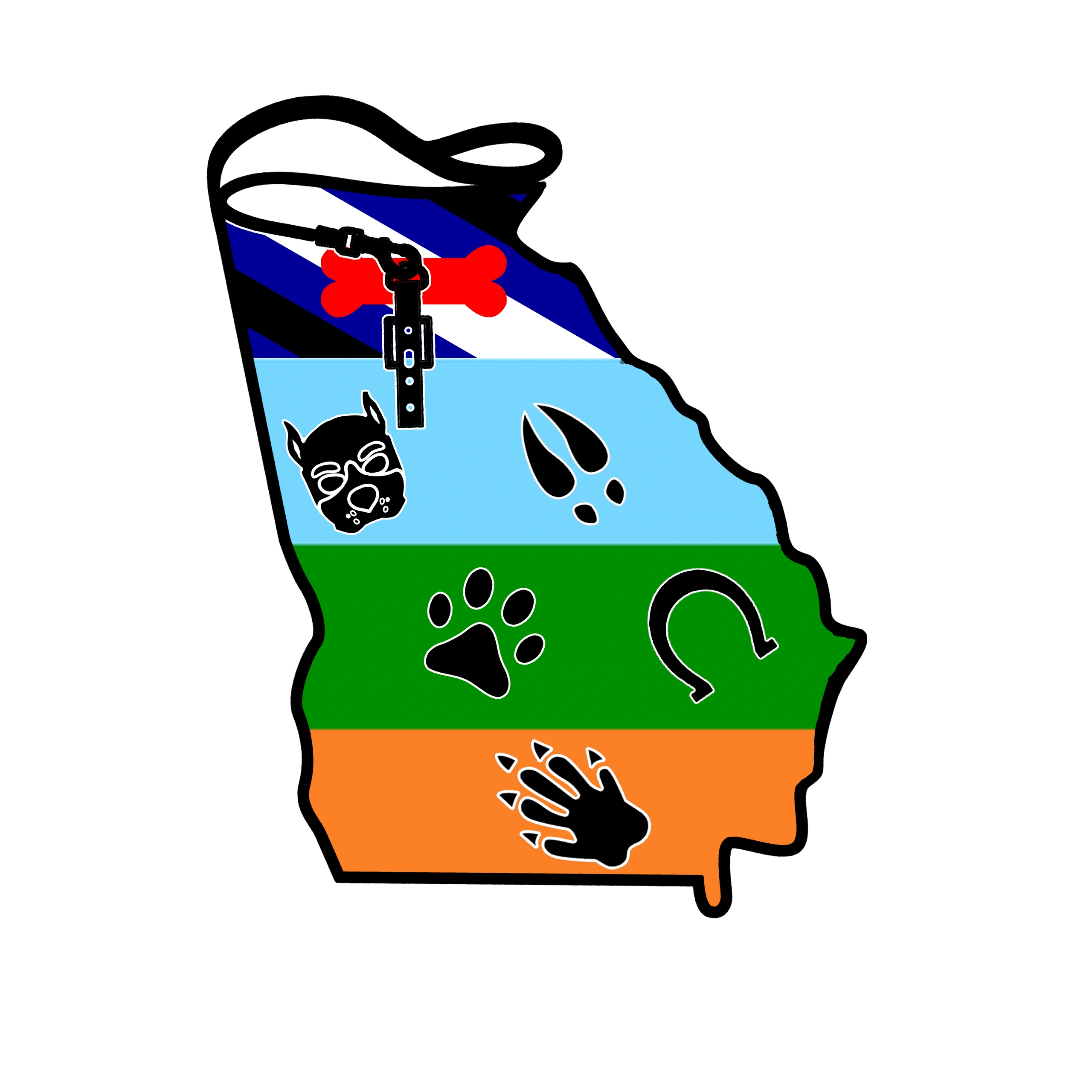 Georgia Pup and Handler