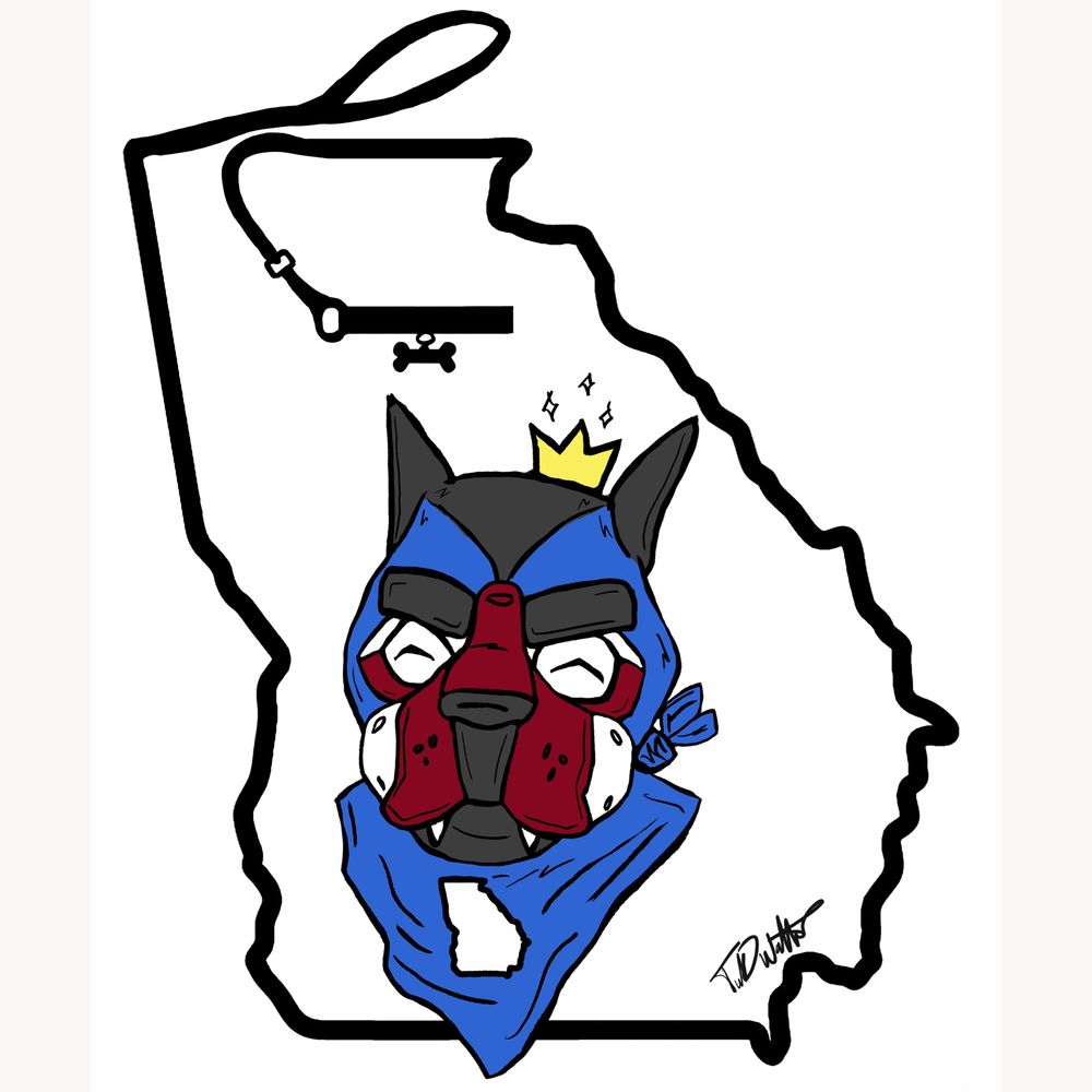 Georgia Pup and Handler