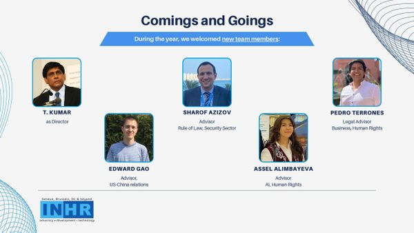 INHR: Levelling the International Playing Field for You - Human Rights ...