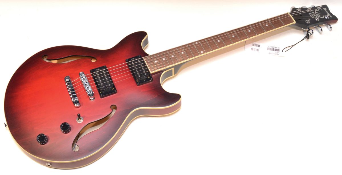 *CLEARANCE* Ibanez AM53 Electric Guitar Sunset Red Flat Finish - Pro Setup