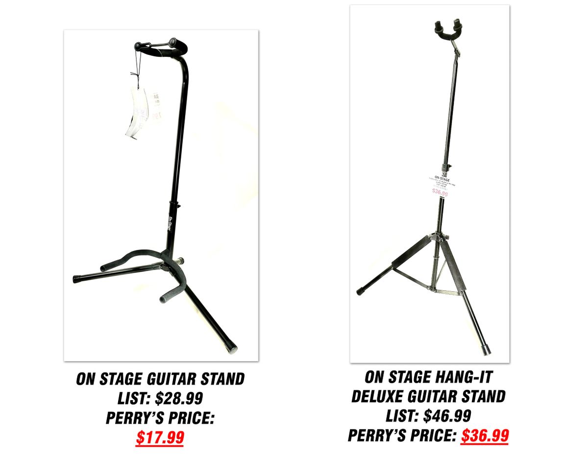 On-Stage Guitar Stands (2 Different Models & Prices) *Pickup Only*