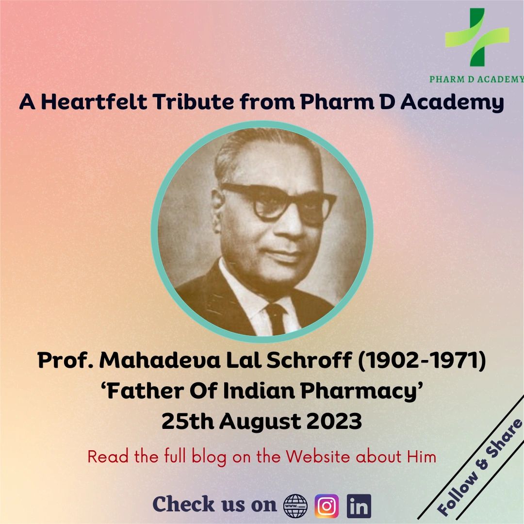 Prof. Mahadeva Lal Schroff