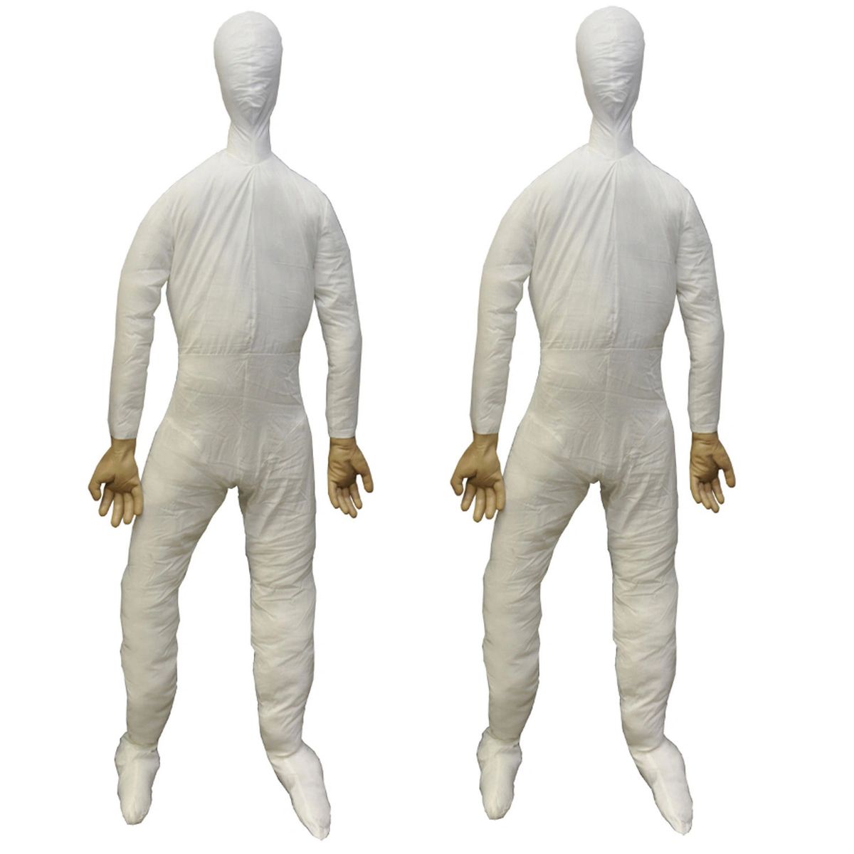 2-PC-Life Size Body-STUFFED POSEABLE DUMMY-Halloween Haunted House ...