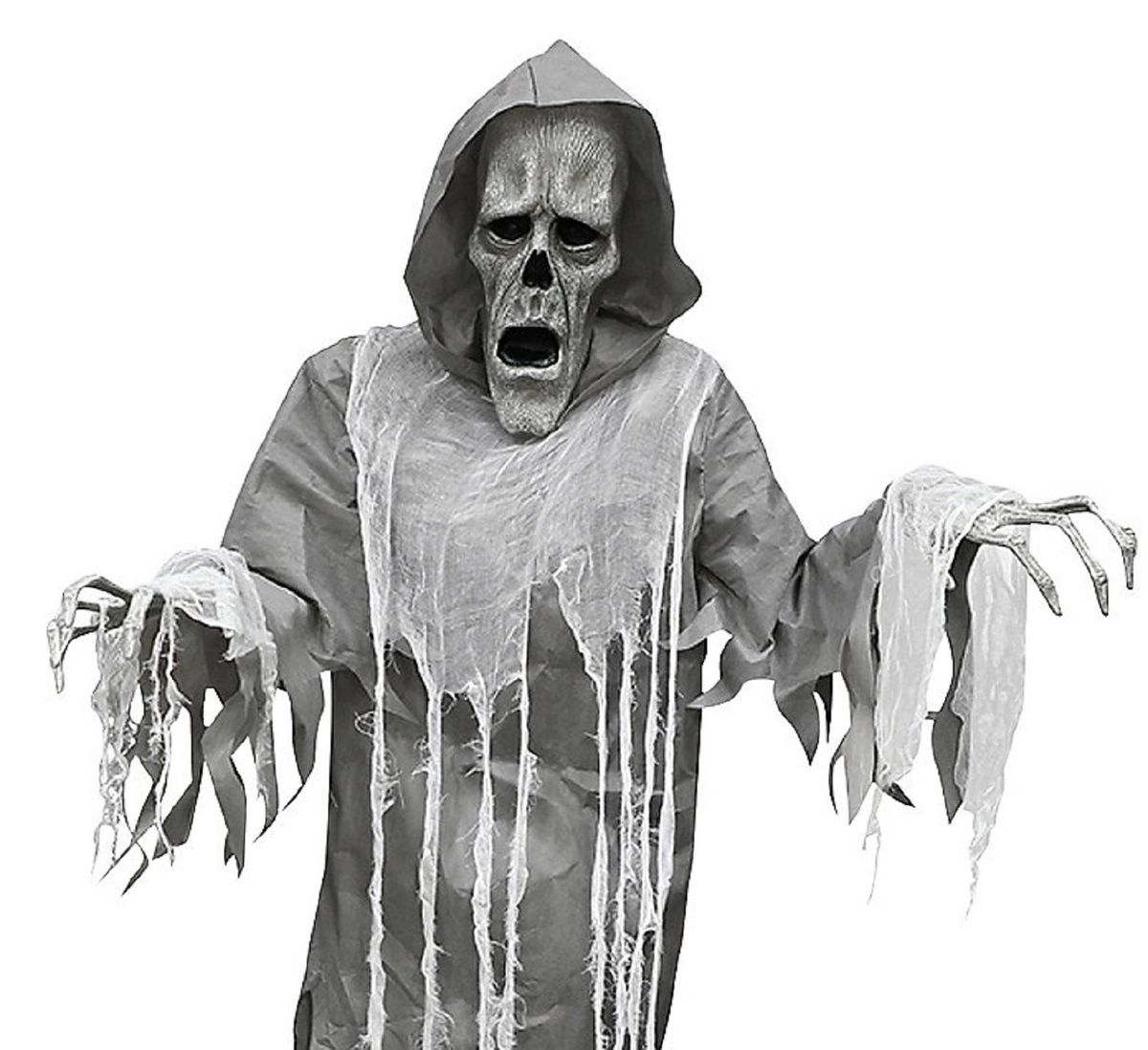 6Ft ANIMATED TALKING HANGING PHANTOM Light-up Eyes Halloween Haunted ...