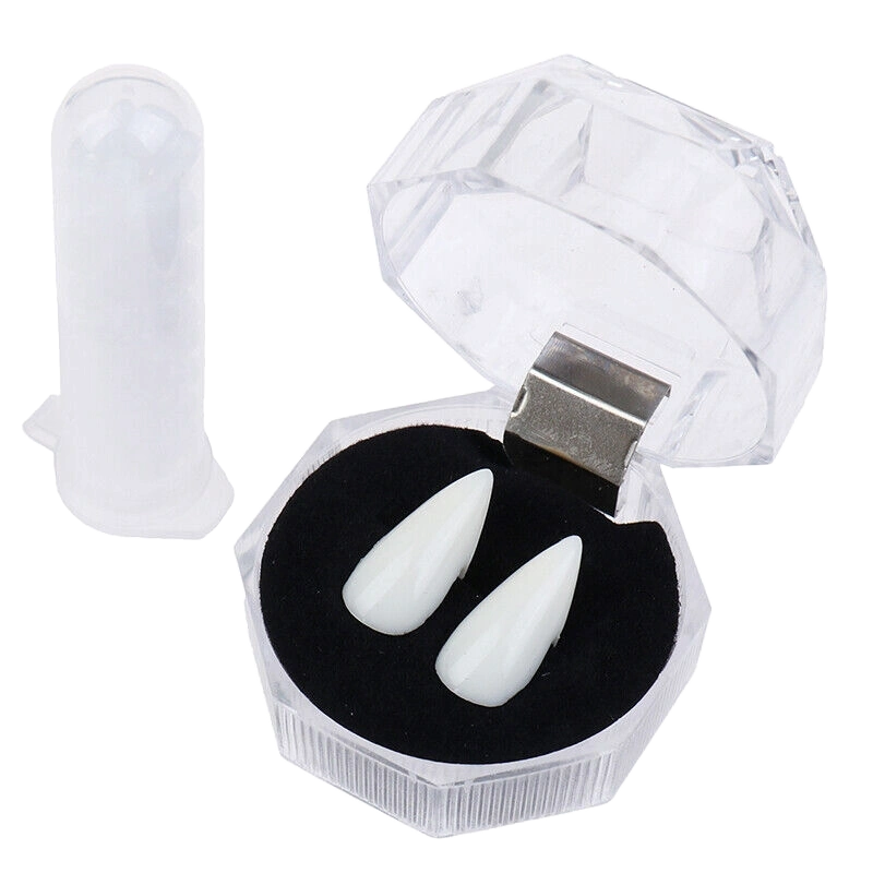 Horror Teeth-CUSTOM FIT VAMPIRE STAGE FANGS-Halloween Cosplay Costume ...