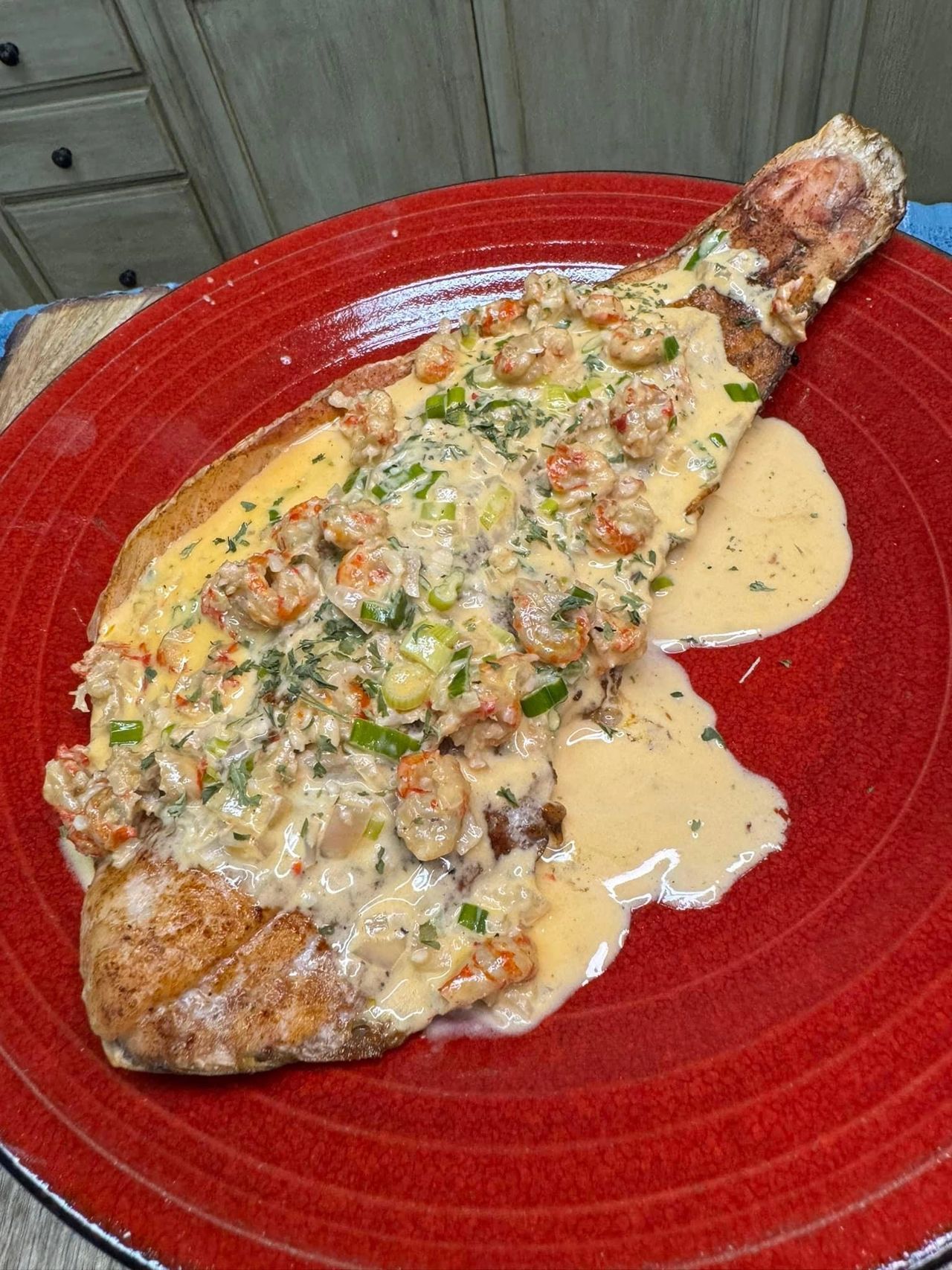 Blackened Redfish Cream Sauce