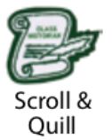 Scroll & Quill Patch (4 Inch)