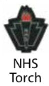 NHS Torch Patch (4 Inch)