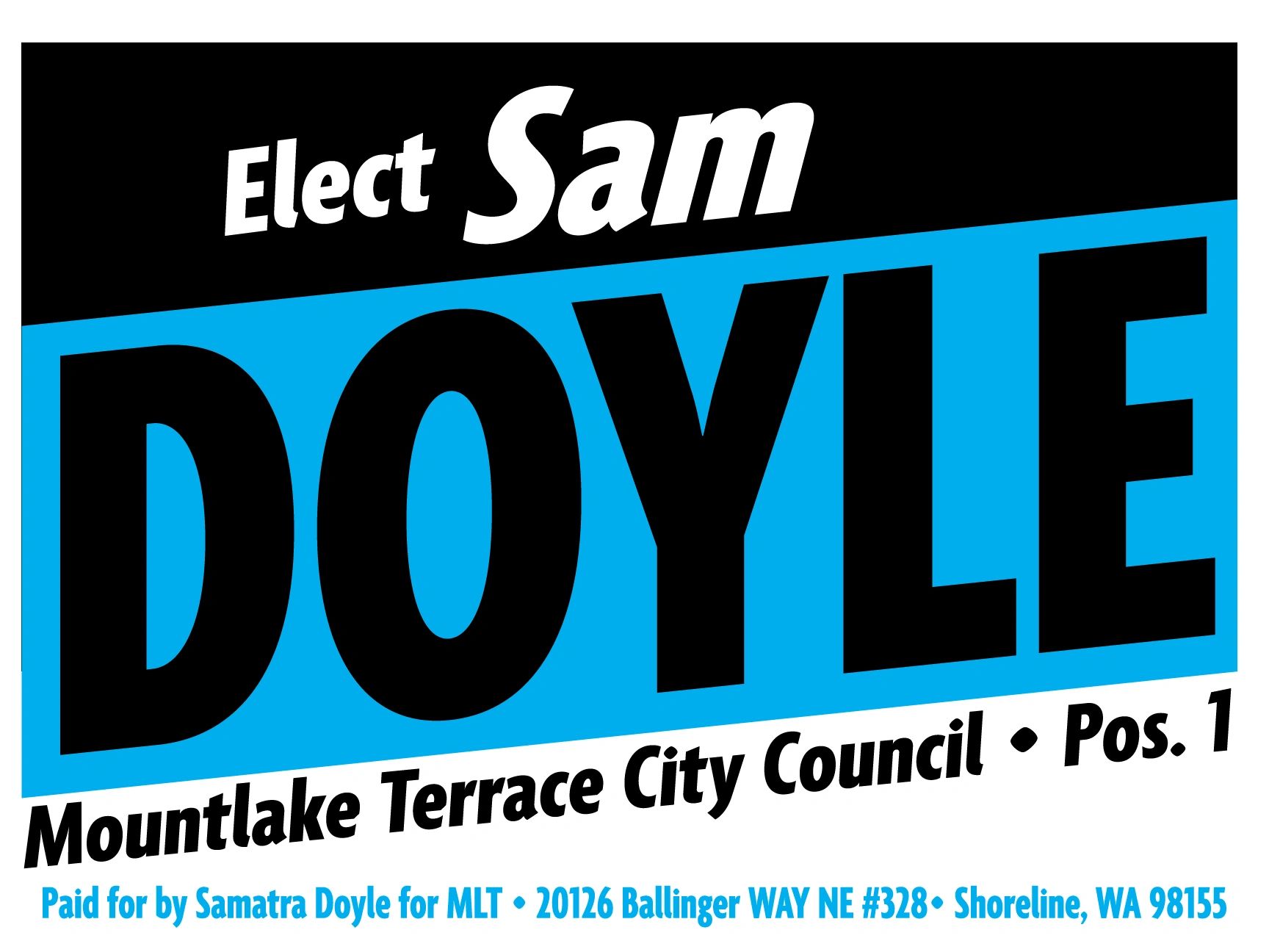 Sam Doyle for Mountlake Terrace City Council