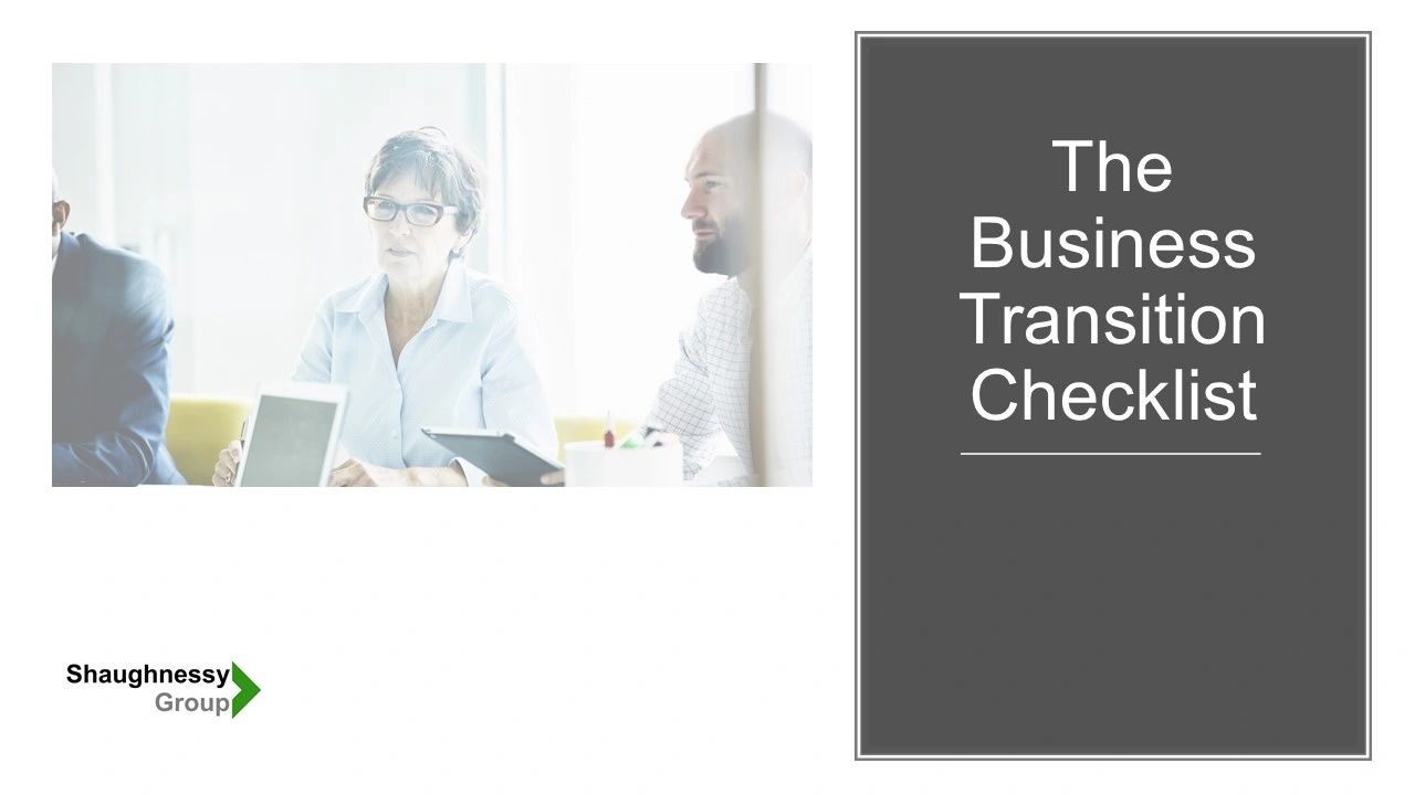 Business Transition Process Leadership Succession Planning