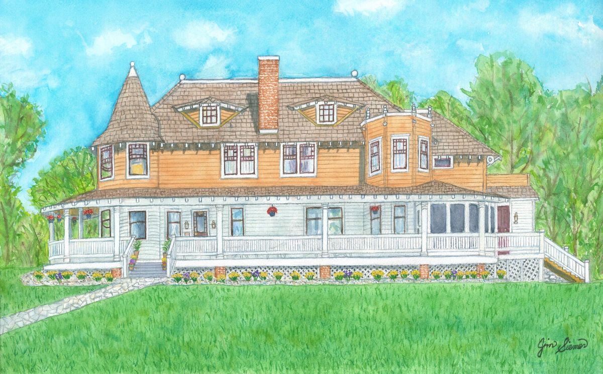 Lonz Mansion on Middle Bass Island