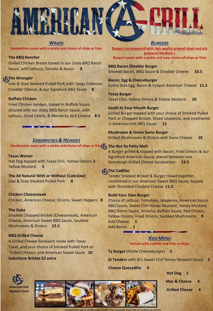 Picture of Menu | American Grill