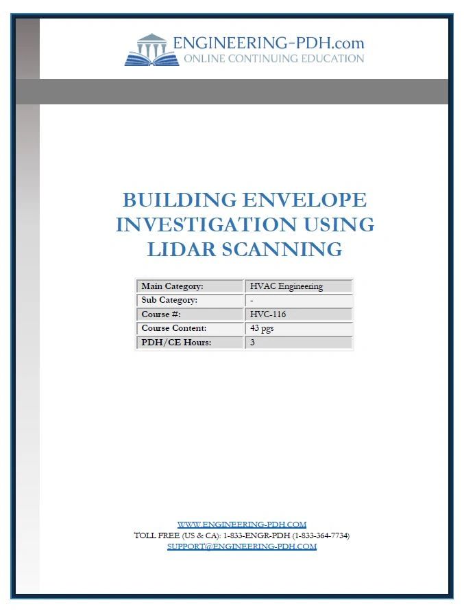 HVC-116 (3 Hrs) - Building Envelope Investigation Using Lidar Scanning