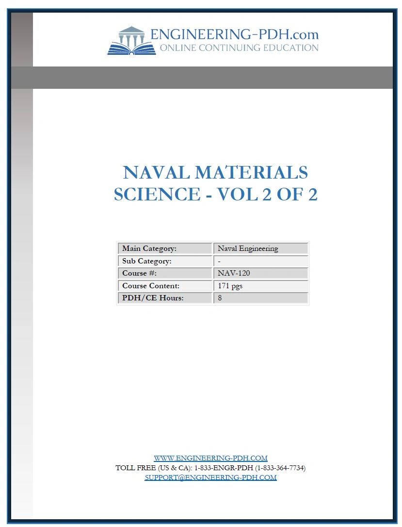 NAV-120 (8 Hrs) - Naval Materials Science - Vol 2 of 2