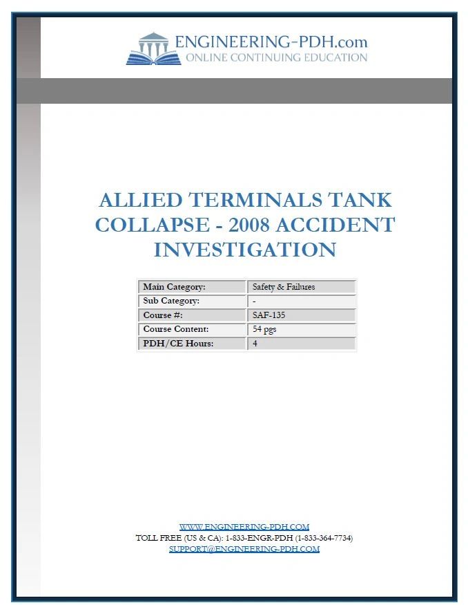 SAF-135 (4 Hrs) - Allied Terminals Tank Collapse - 2008 Accident ...
