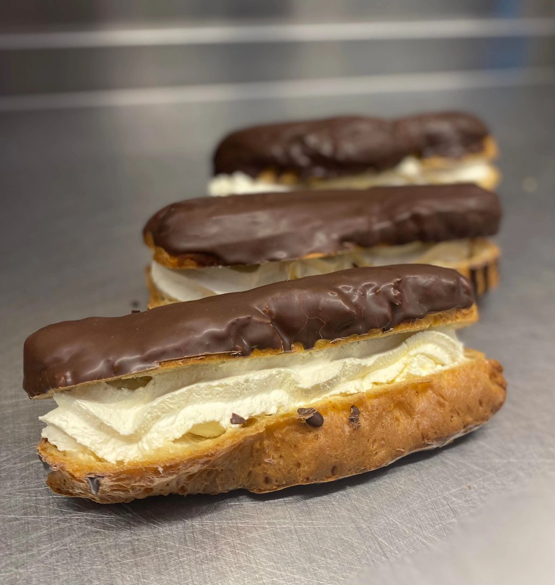 Fresh Cream Éclair