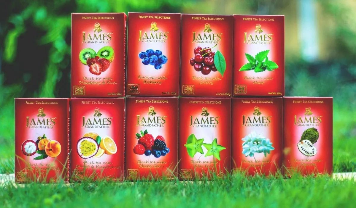 James & Grandfather pure Ceylon Tea Collection
