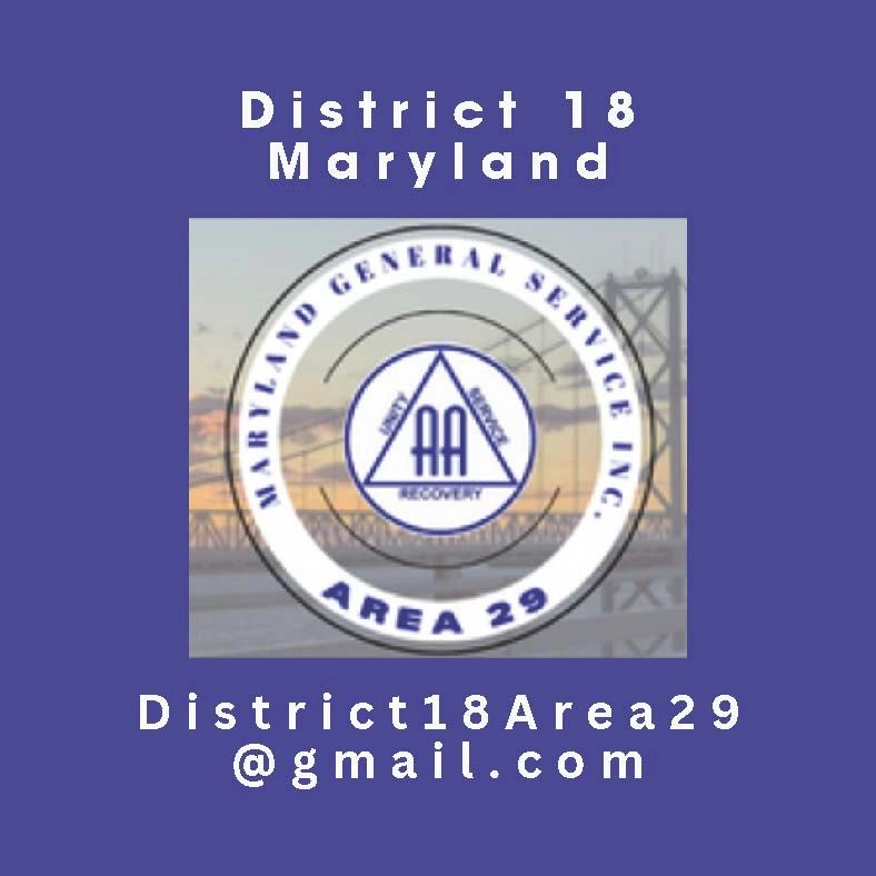 District 18 - Area 29 Maryland