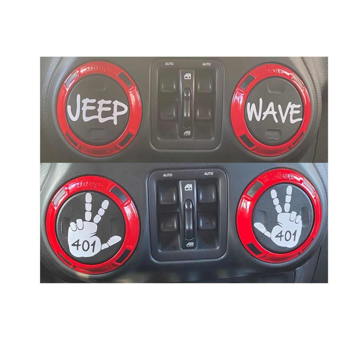 Jeep Wave Vent Decals