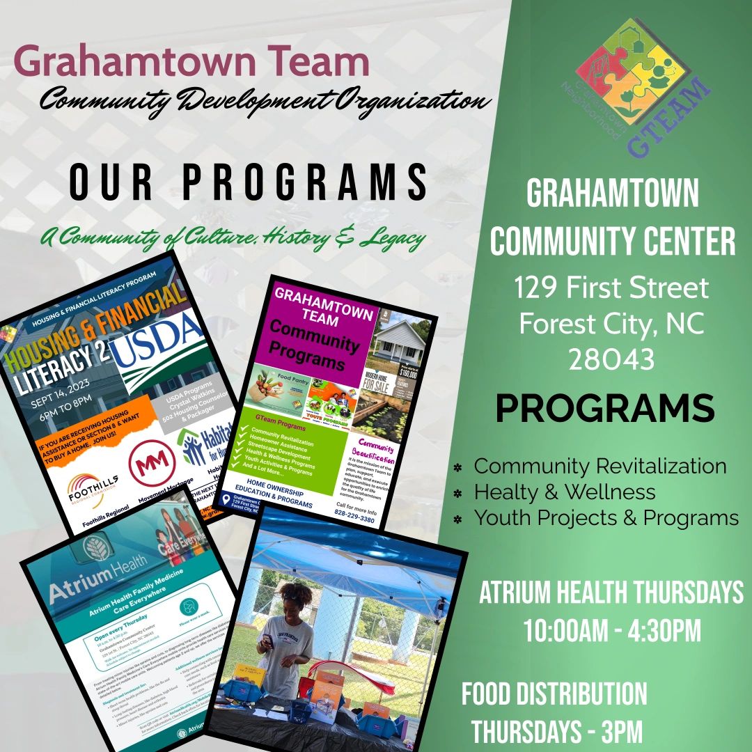 Healthy Living Programs - Grahamtown Team Community